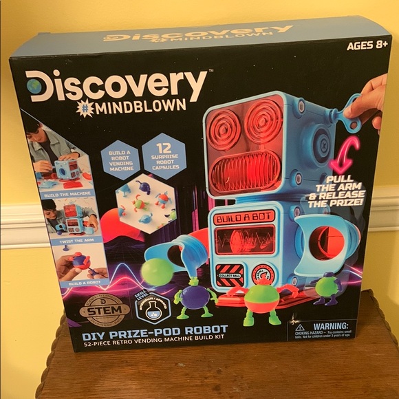 Discovery | Toys | Discovery Mindblown Diy Prize Pod Robot Kit Retro ...